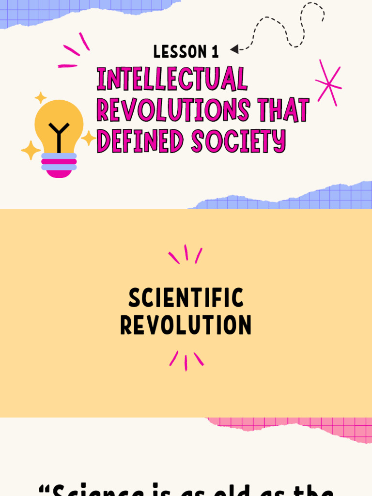 Intellectual Revolutions That Defined Society - 20240202 - 080338 ...