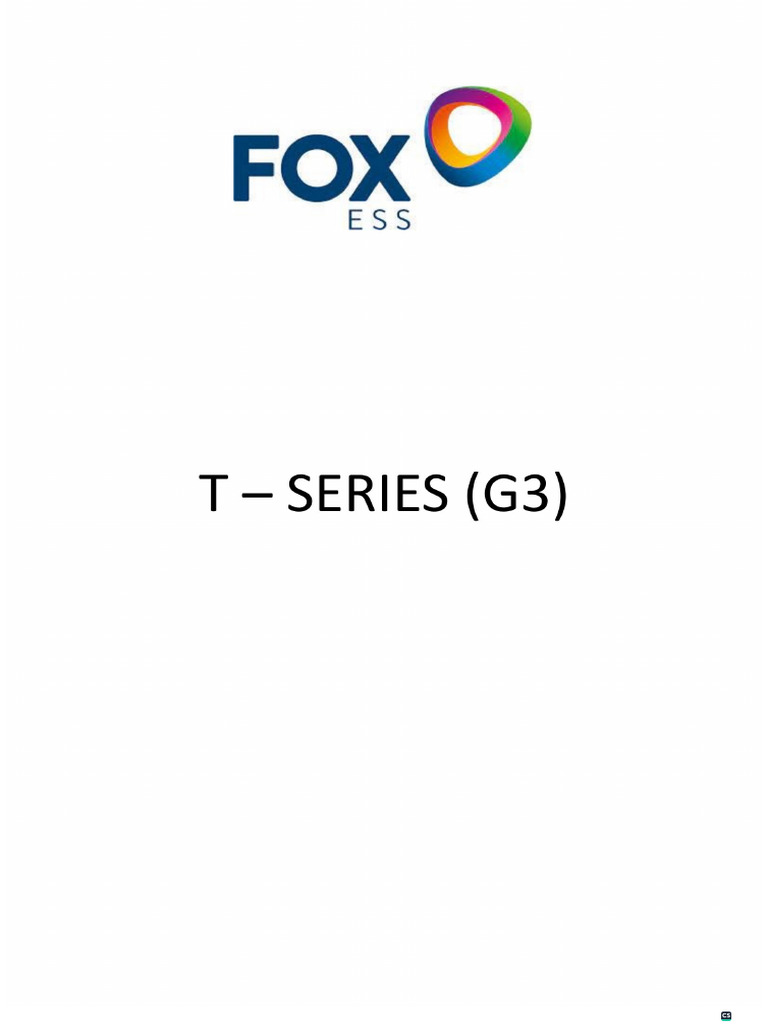 FOXX ESS Datasheet 2024 | PDF