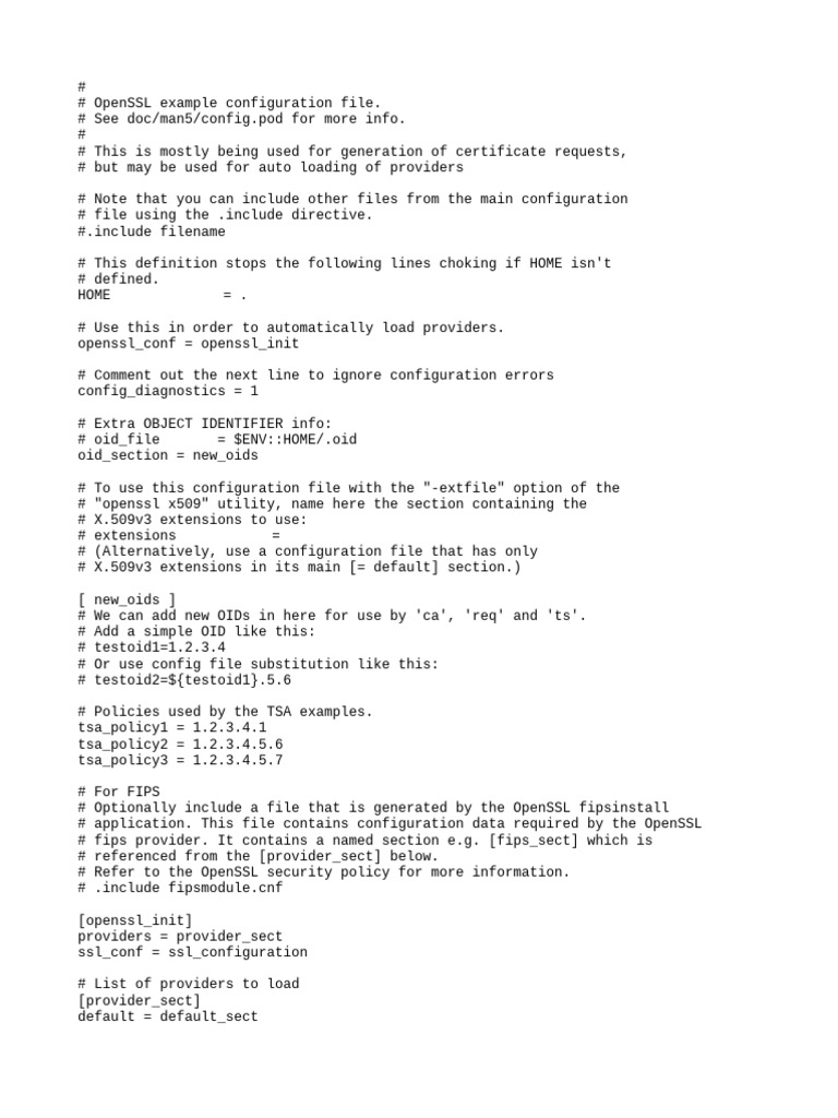 openssl.cnf | PDF | Public Key Certificate | Computer Security