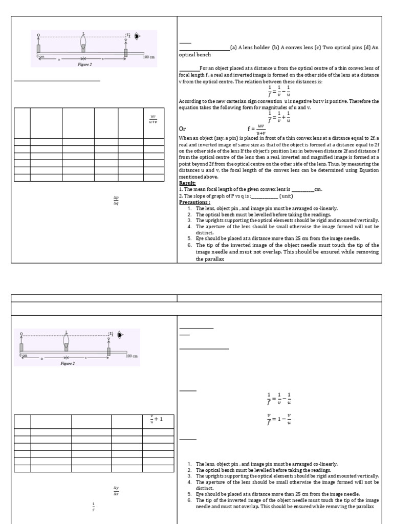 Experiment Format - Exp 1 To Exp 9-2024-25 | PDF | Optics | Light