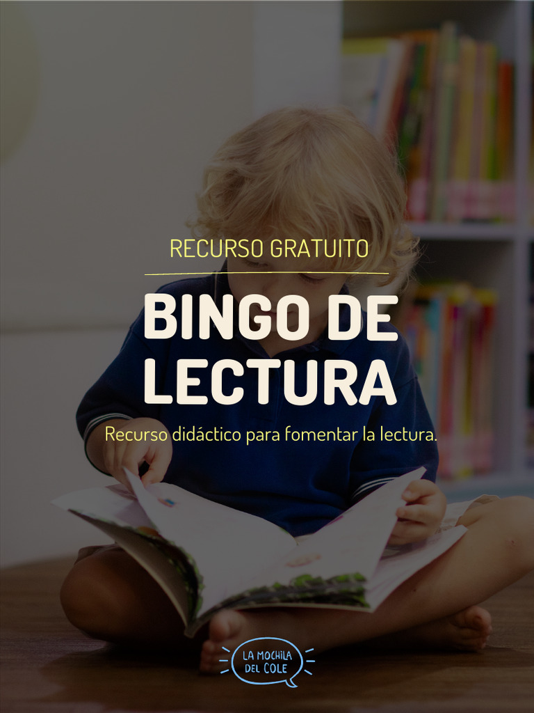 Bingo de Lectura: Recurso Didáctico Gratis | PDF