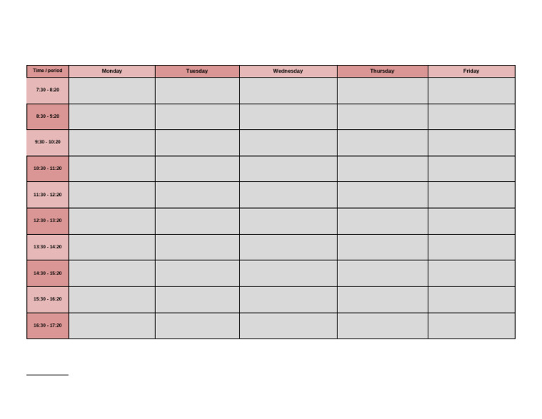 2025 Time Table - S1 | PDF