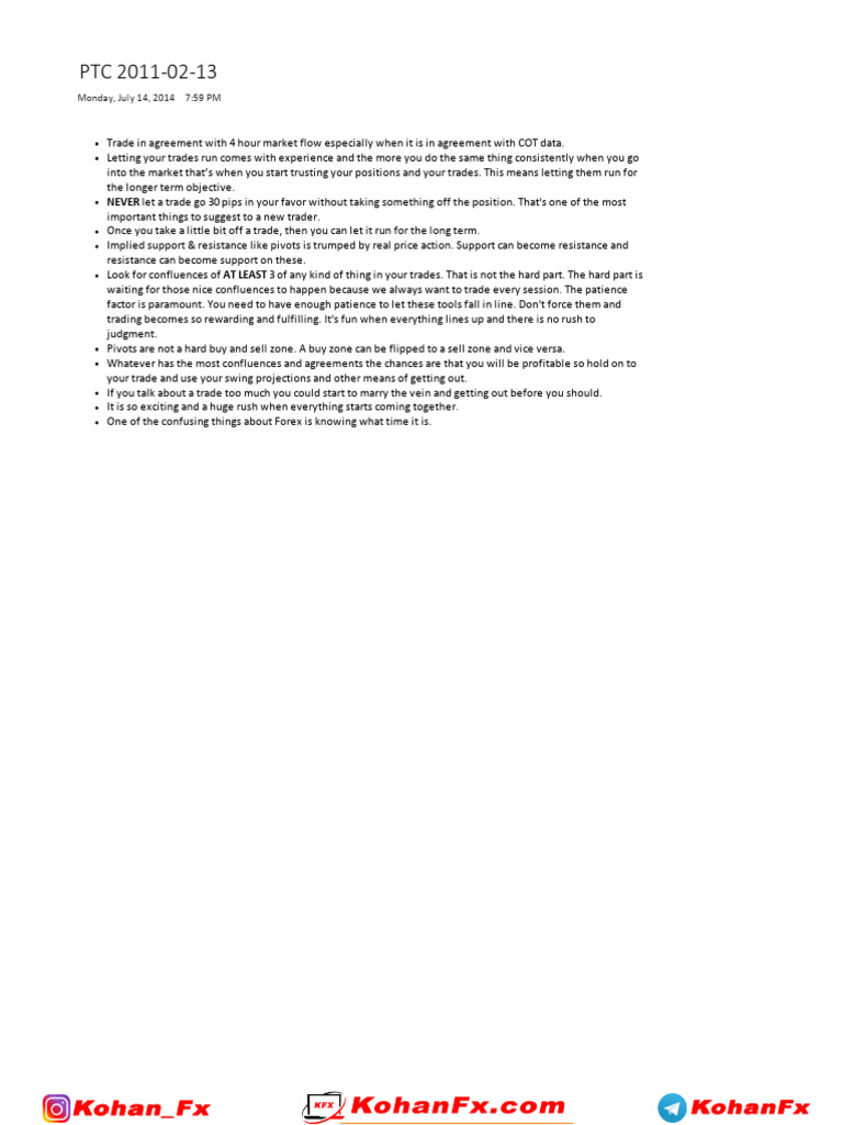 Inner Circle Trader 1 | PDF