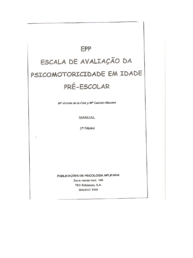 EPP- pré escolar | PDF
