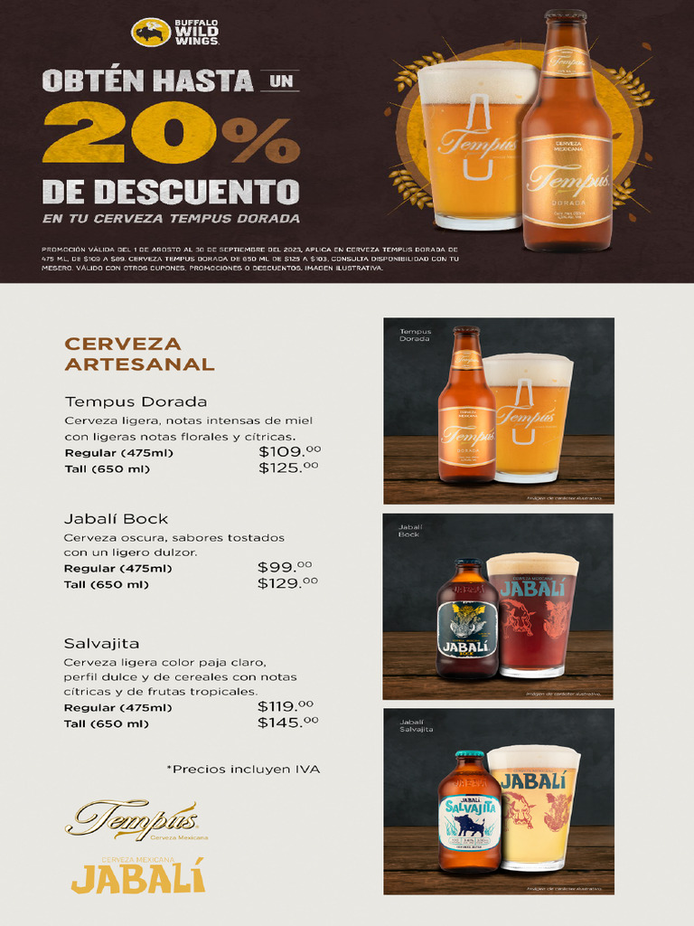 Menu BWW | PDF