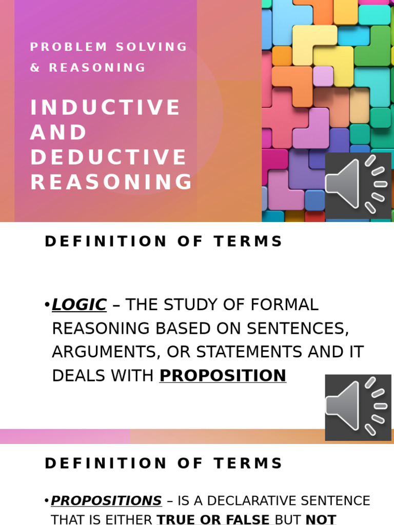 Inductive-And-Deductive-Reasoning Video | PDF | Deductive Reasoning | Logic