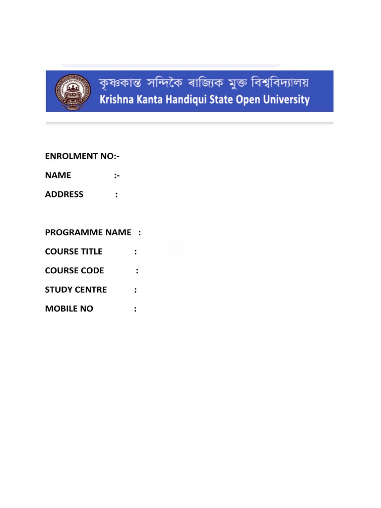 ASSIGNMENT-FRONT-PAGE- | PDF