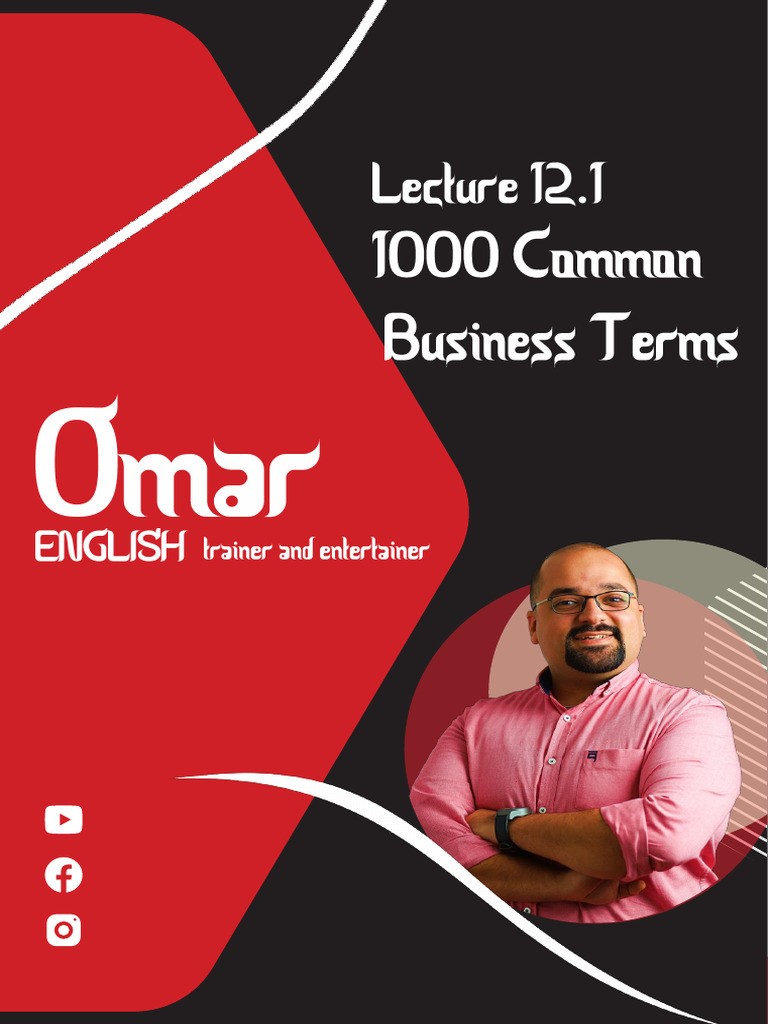 1000 Common Business Terms | PDF