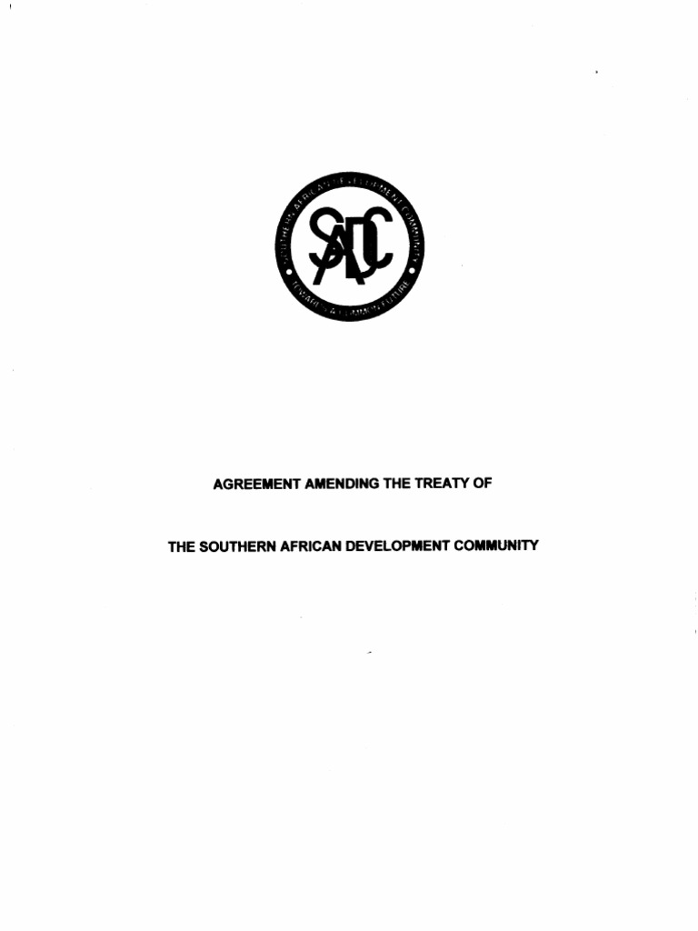 Agreement_Amending_the_Treaty_of_SADC_-_2008 | PDF