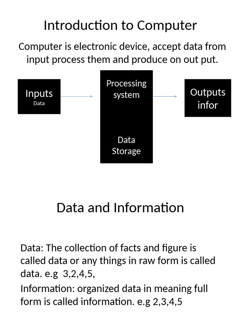 Introduction To Computer | PDF