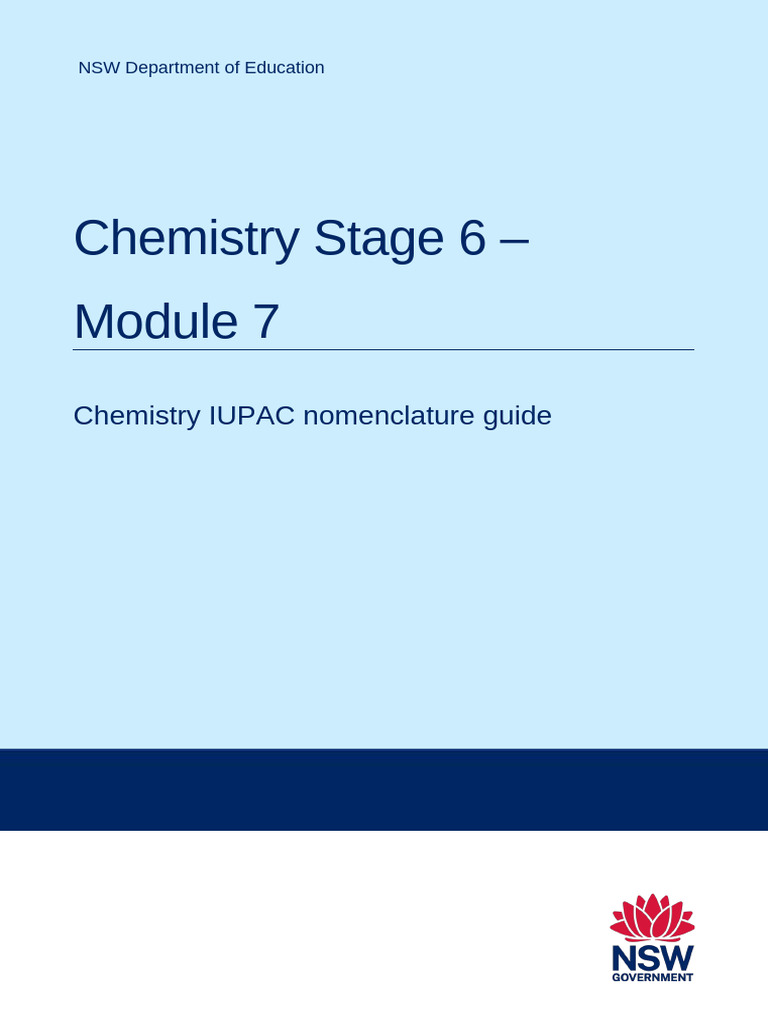 Science-S6-Chemistry-Module-7-Iupac-Nomenclature-Guide 2 | PDF | Ion ...