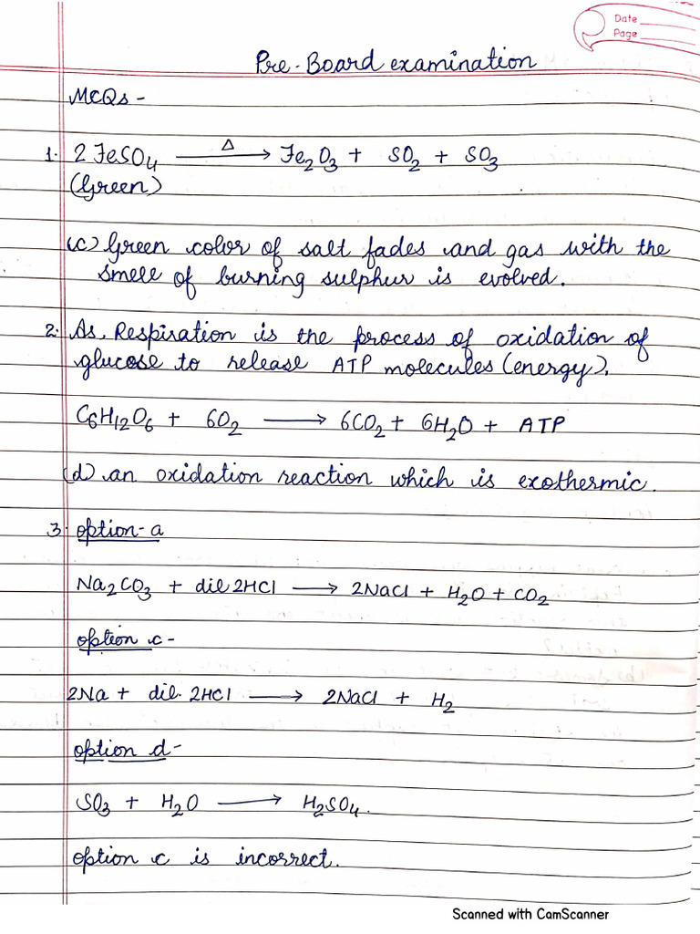 Solution of Ques. Paper | PDF