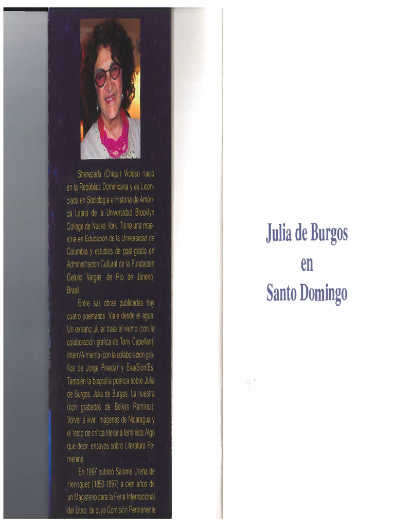 Julia de Burgos en Santo Domingo | PDF