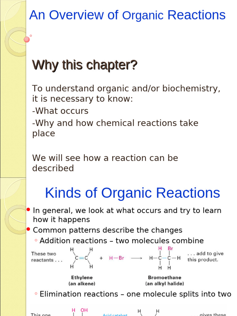 Understanding Organic Reaction Mechanisms | PDF | Chemical Reactions ...