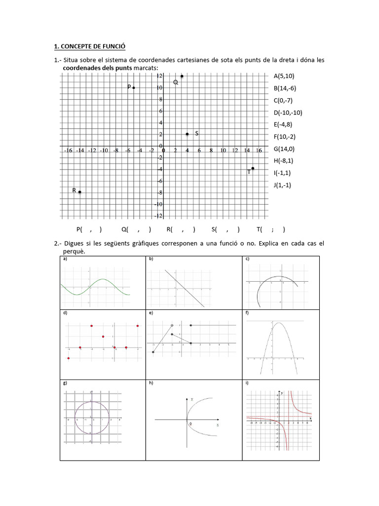 4.1.concepte de Funció | PDF