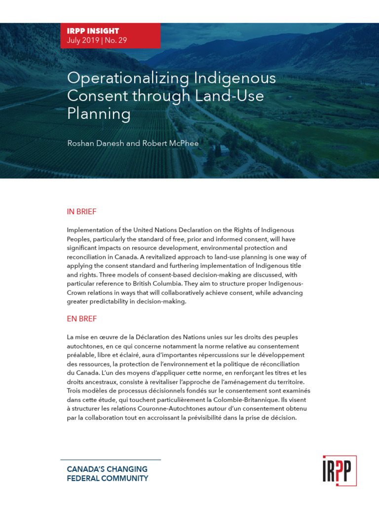 Operationalizing-Indigenous-Consent-through-Land-Use-Planning | PDF ...