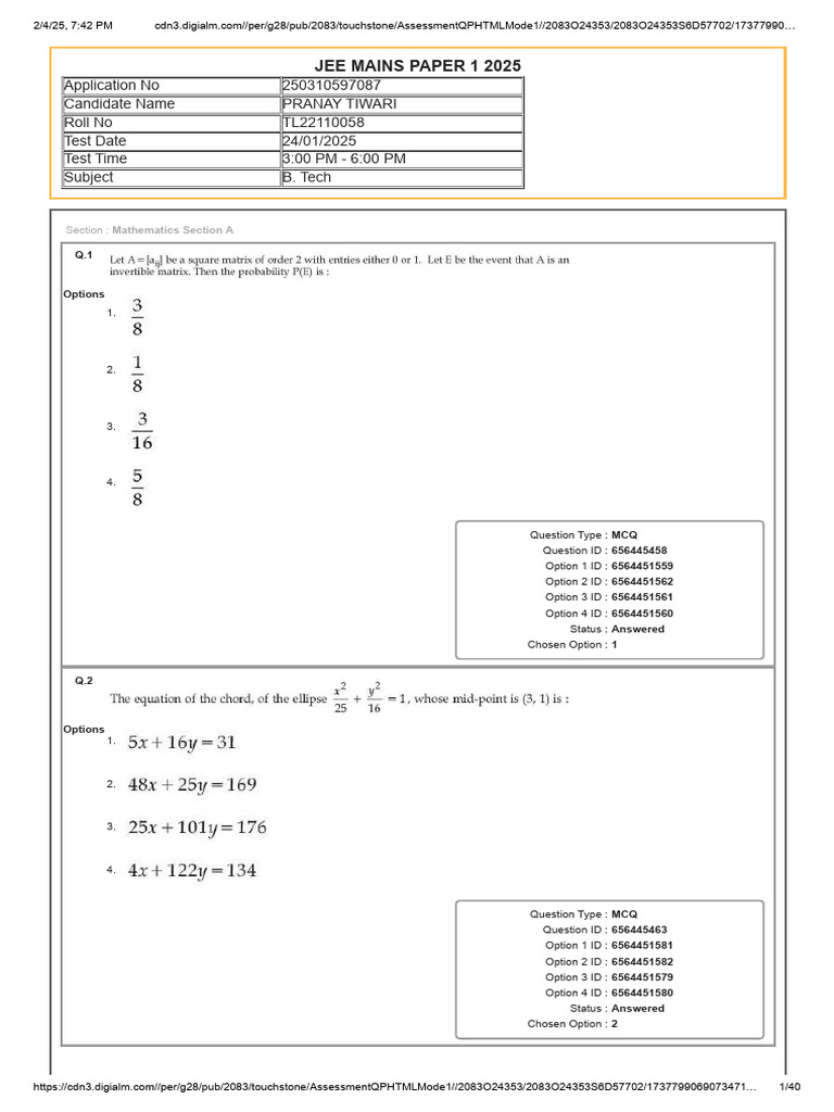 Per g28 Pub 2083 Touchstone AssessmentQPHTMLMode1 2083O24353 2083O24353S6D57702 ...