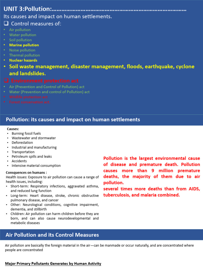Unit 3 PPt updated | PDF | Flood | Waste