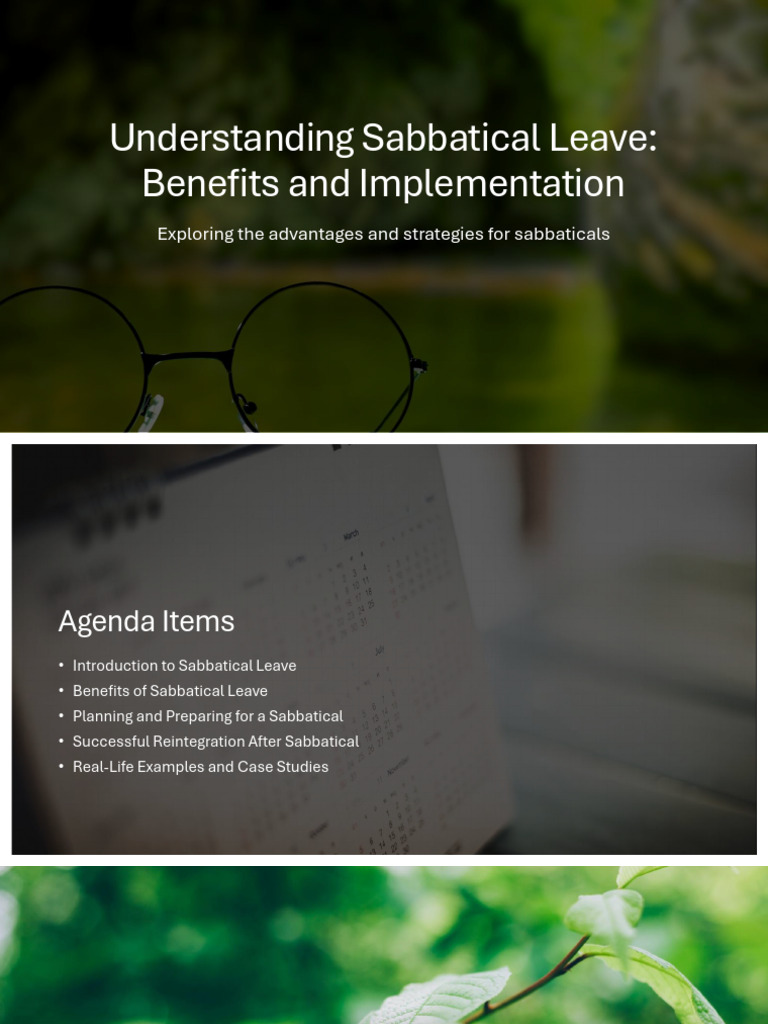 Understanding sabbatical leave | PDF | Employee Retention | Employment