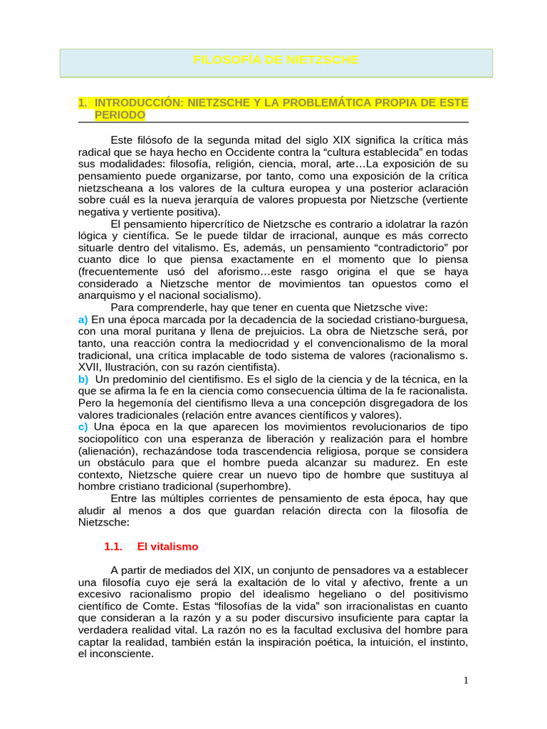21 - Filosofía de Nietzsche | PDF | Friedrich Nietzsche | Moralidad