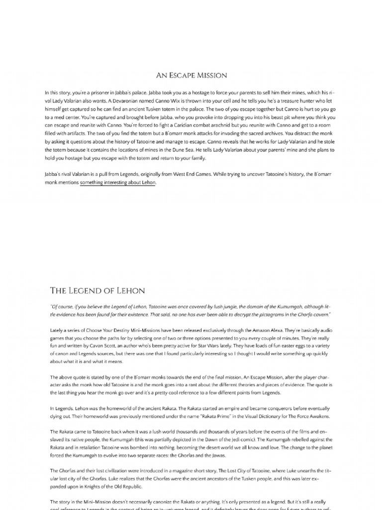 Star Wars - Choose Your Destiny Mini-Missions_04 | PDF