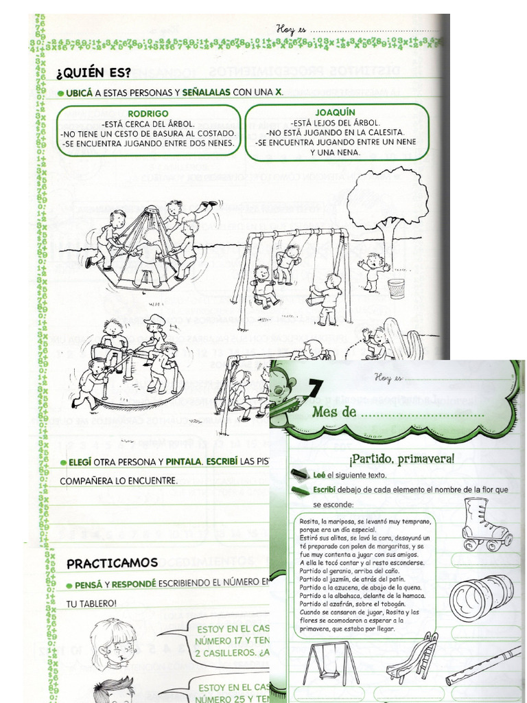 Actividades para 2B Septiembre 2024 | PDF