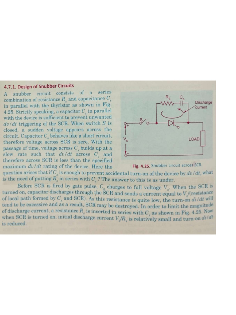 Snubber Circuit | PDF