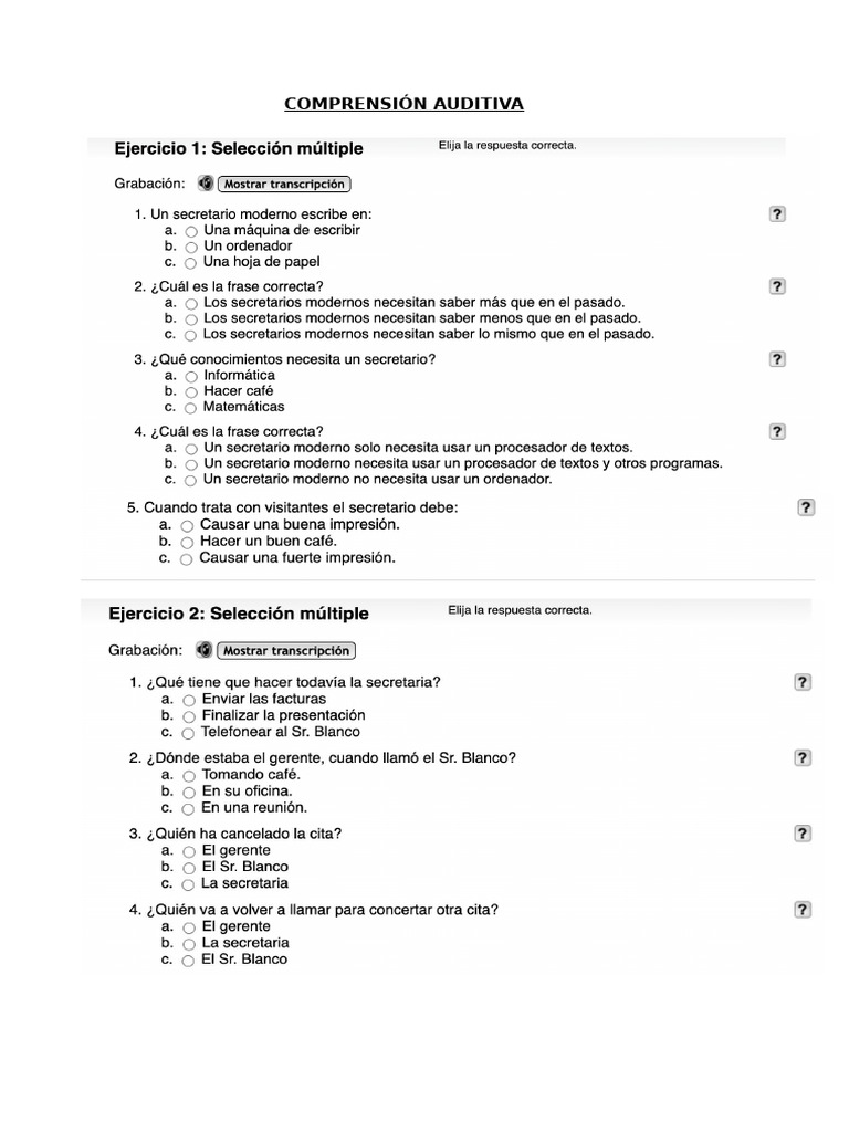 Técnicas para Mejorar la Comprensión Auditiva | PDF