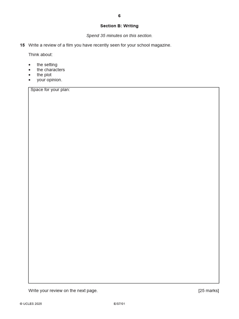 Film Review Prompt | PDF