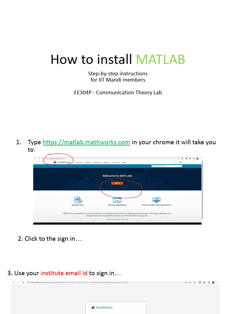 How To Install MATLAB | PDF