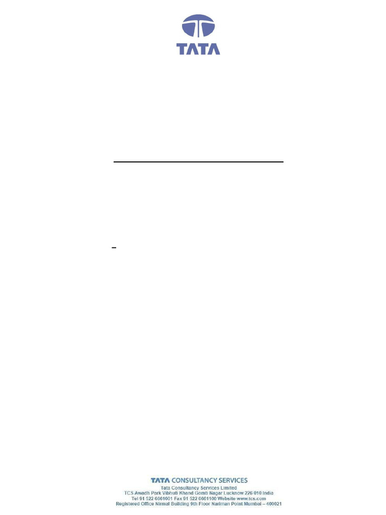 Offer Letter (1) TCS | PDF | Insurance | Taxes