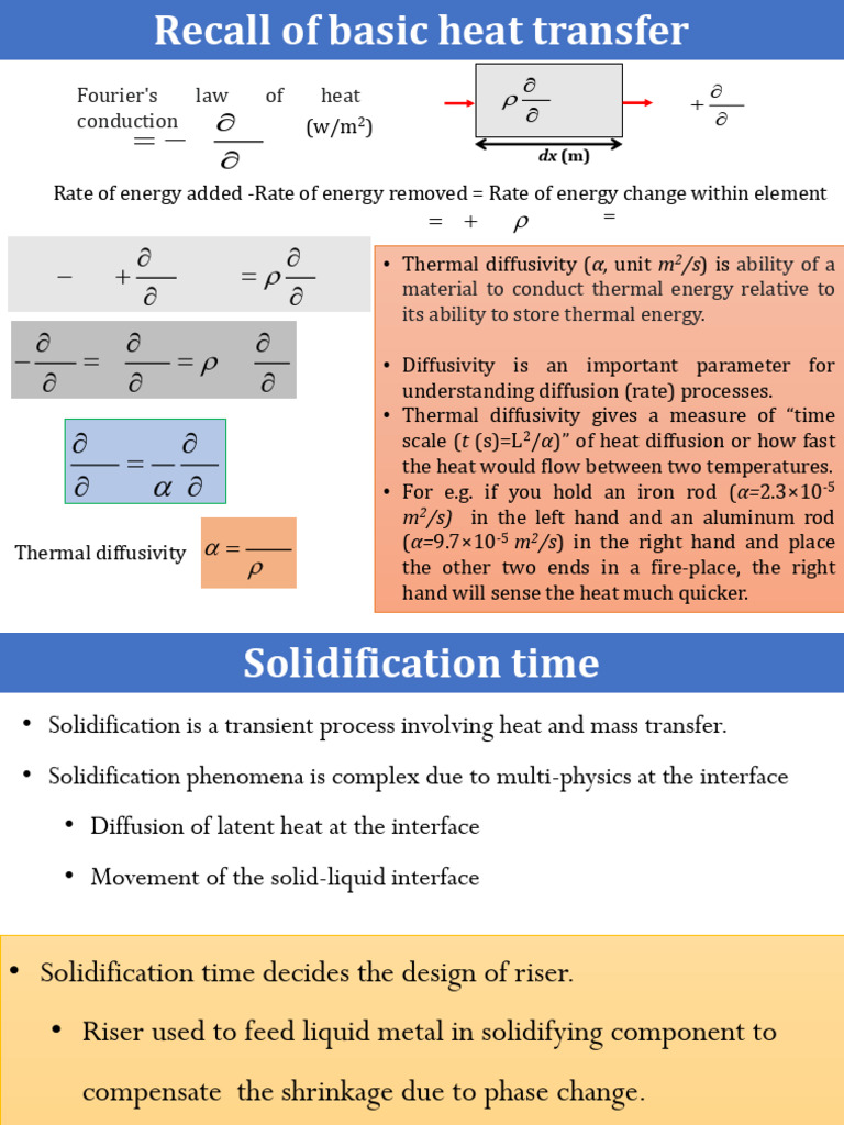 L5 ME261 - Solidification Time | PDF | Freezing | Chemical Engineering