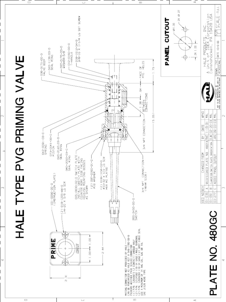 PVG Priming Valve Parts | PDF