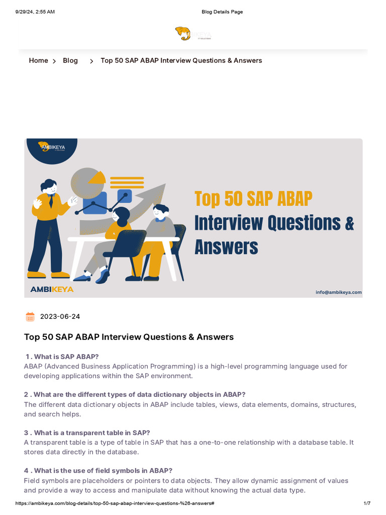 Sap Labs Interview Questions Pdf Computer Program Programming
