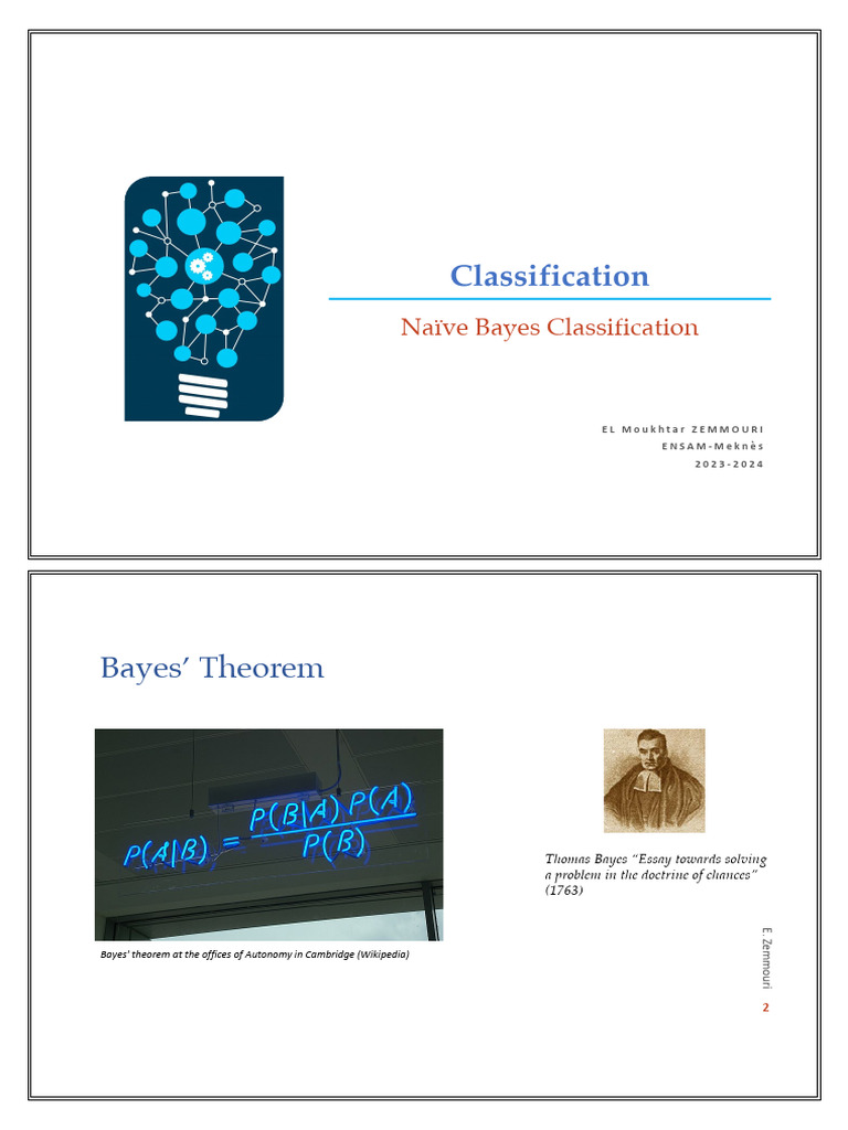 06 Classification Naive Bayes | PDF | Normal Distribution | Mathematical And Quantitative ...