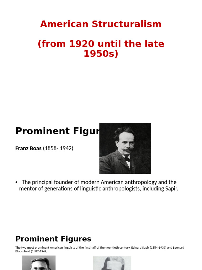 Overview of American Structuralism | PDF | Linguistics | Plural
