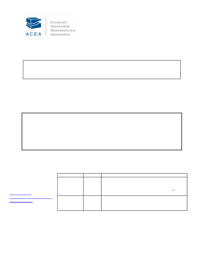 2021 ACEA Oil Sequences General Requirements | PDF | Engines | Diesel Fuel