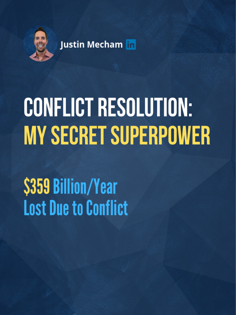 Conflict Resolution - My Secret Superpower | PDF | Social Psychology