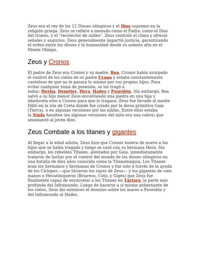 Zeus | PDF