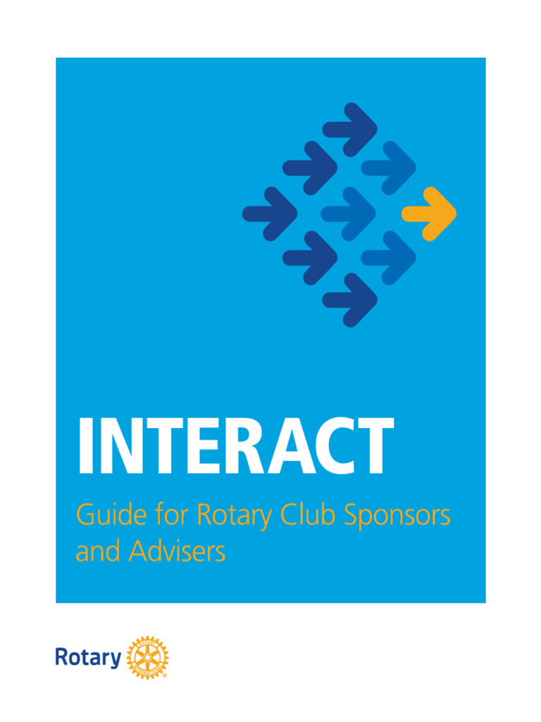 Interact Guide For Rotary Club Sponsors and Advisors | PDF