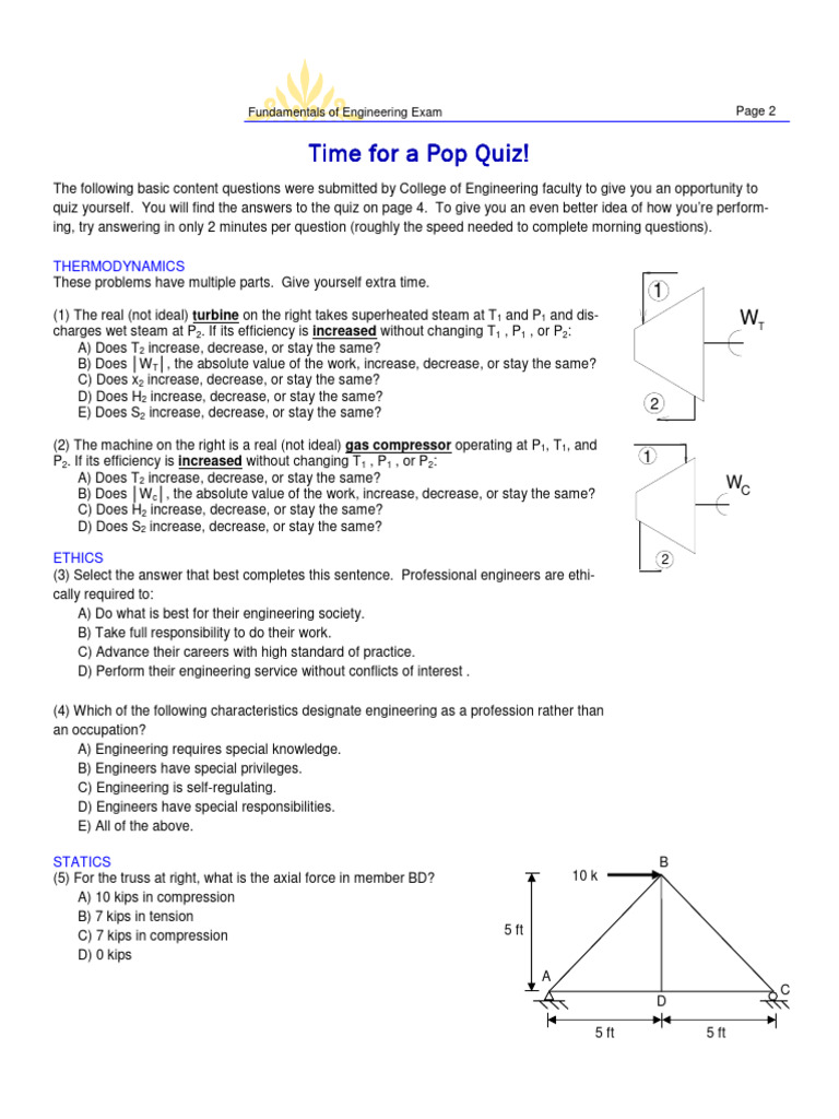 290088623 Fundamentals of Engineering Exam PDF Removed | PDF ...