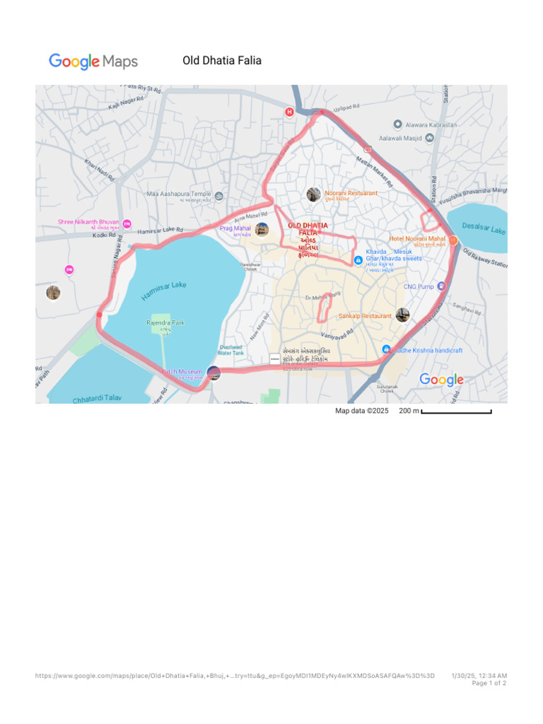 Old Dhatia Falia - Google Maps | PDF