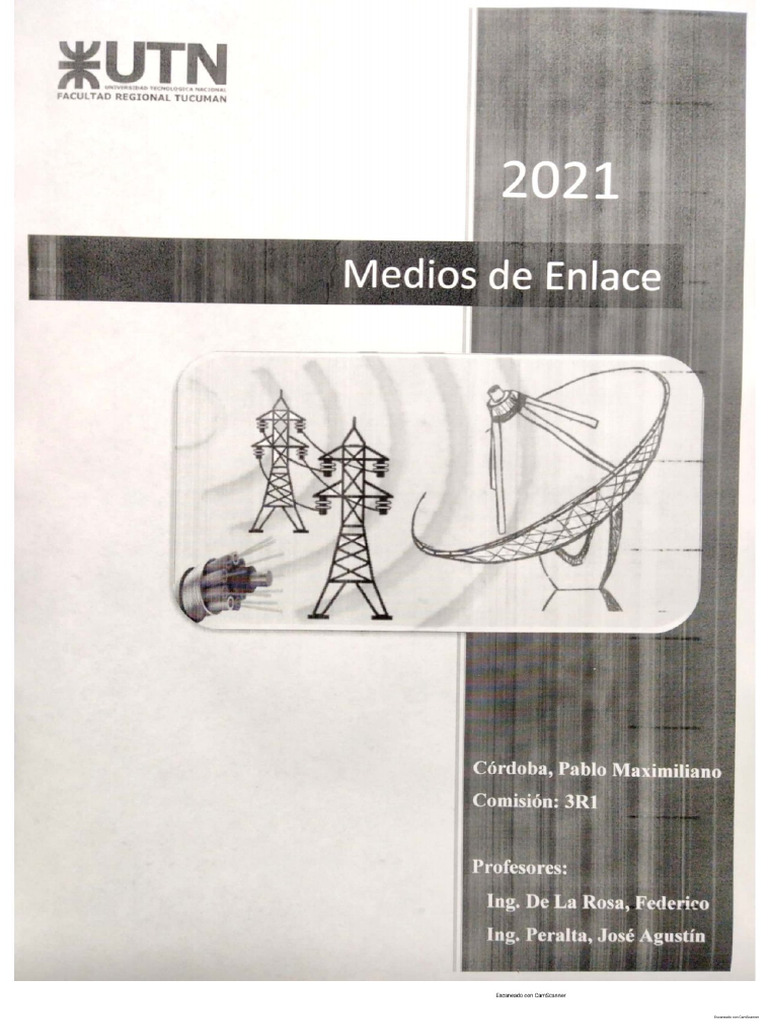Tps Medios de Enlace - Córdoba, Pablo Maximiliano - 3R1 | PDF