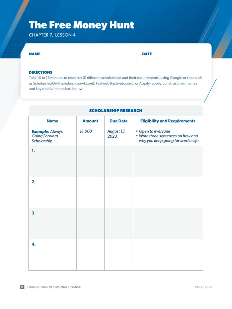 Chapter 7 Lesson 4 Activity | PDF | Educational Stages