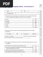 IOSH Managing Safely Questions and Answers Sample PDF | PDF | Risk ...