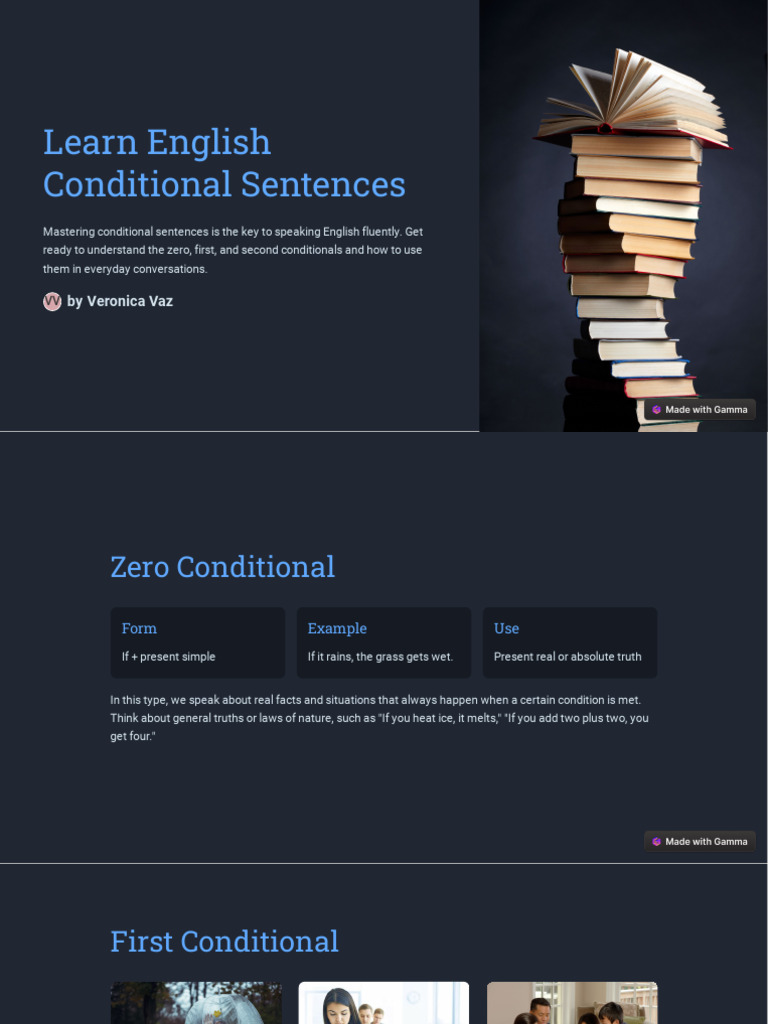 Conditional Sentences | PDF | Cognitive Science | Linguistics
