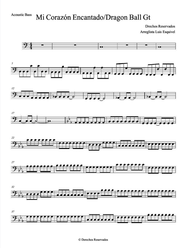 Dragon Ball Score Parts | PDF