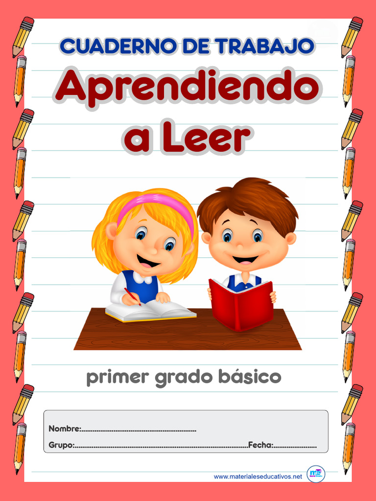 1o. Cuadernillo Aprendo A Leer | PDF