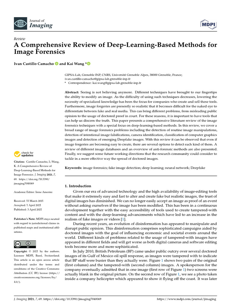 A Comprehensive Review of Deep-Learning-Based Methods For Image ...