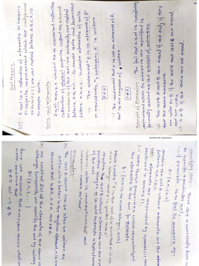 DSTL Unit-1 Set Theory | PDF